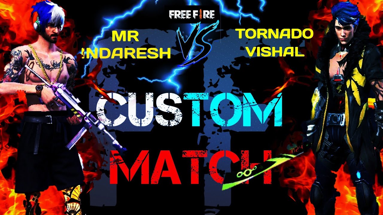Tornado Vishal vs MR INDARESH || 1 v1 || custom match || Rasper FF ...