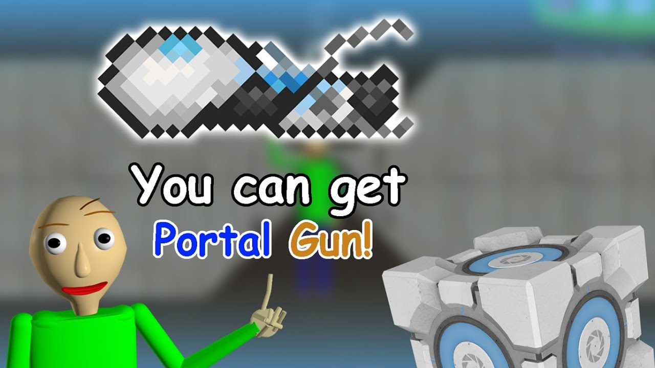 Baldi's Basic - Portal Gun [Mod] - YouTube