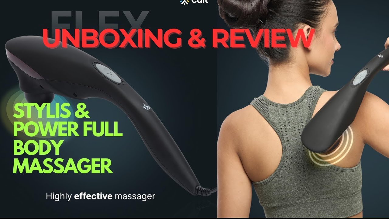 Cult Flex Handheld Massager unboxing & Review | Relief for Full Body ...