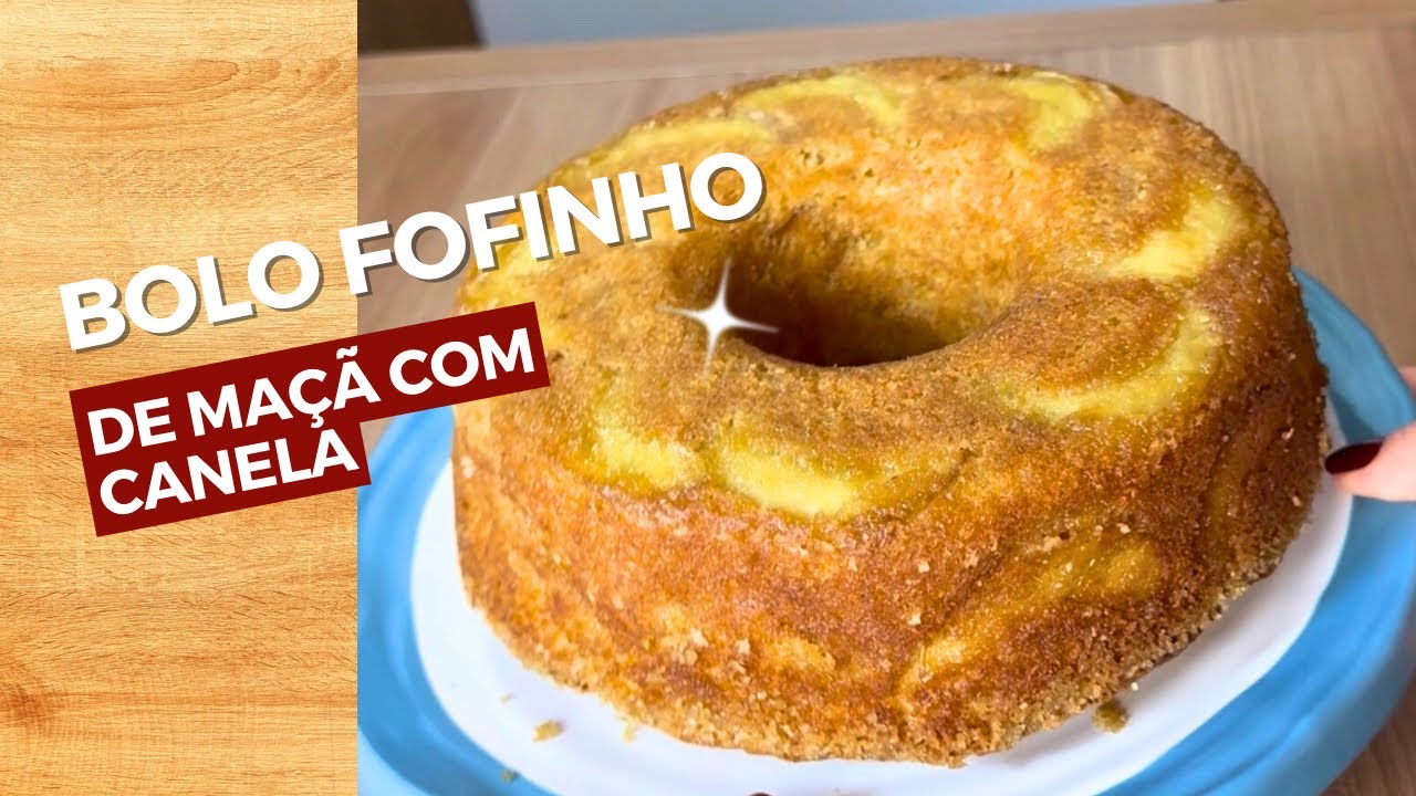 Bolo fofíssimo de maçã com canela - YouTube