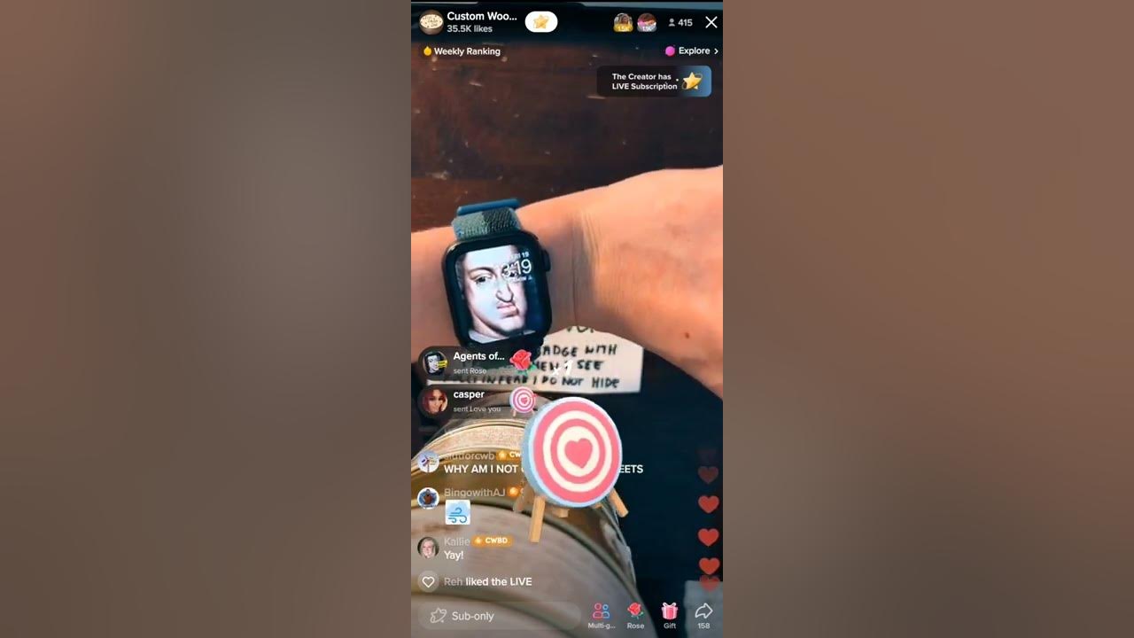 Custom Wood Burning Tik Tok Barbara Friday August 19 2022 100 Pm Live Liv Show Youtube