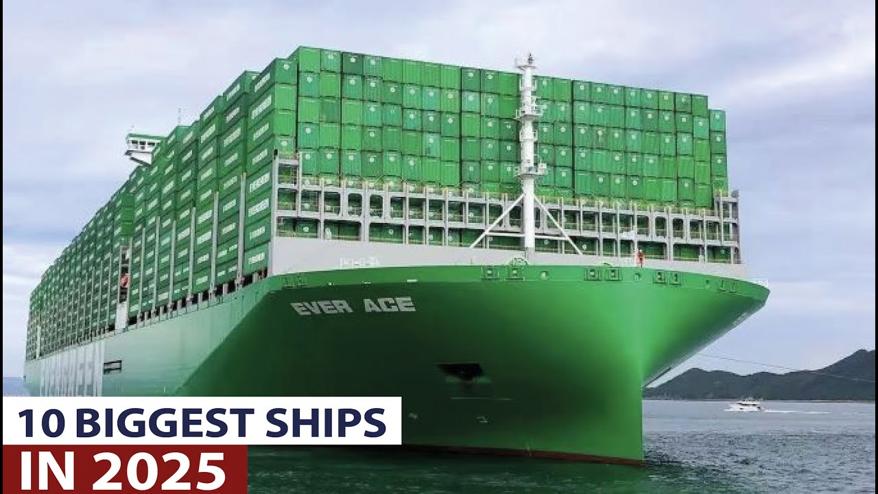 The World’S Largest Container Ships of 2025 - YouTube