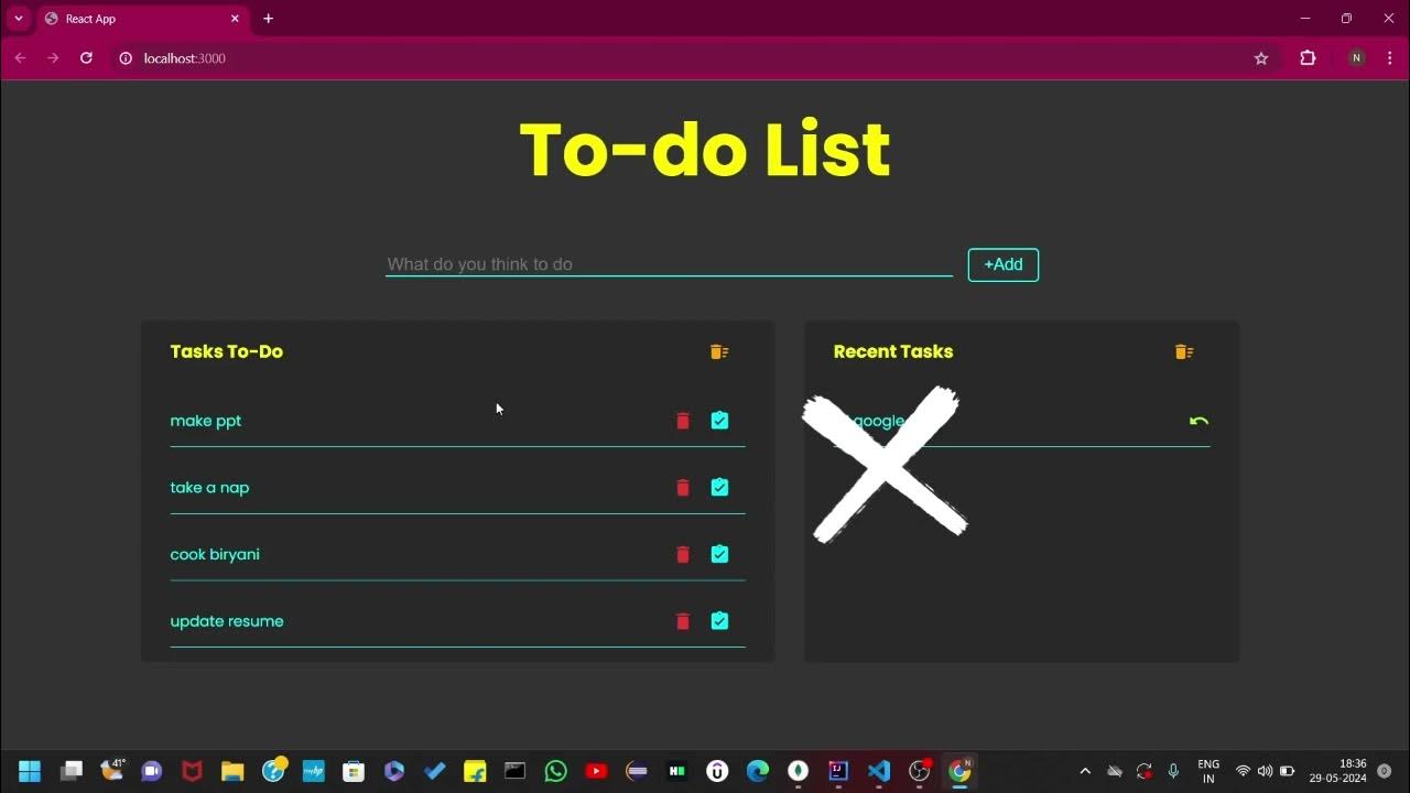 To-Do Web Application | React | Spring Boot | MongoDB - YouTube