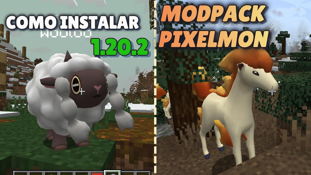 Como baixar The Pixelmon Modpack minecraft 1.20.2 e instalar - YouTube