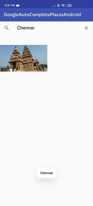 Google places autocomplete android example - YouTube
