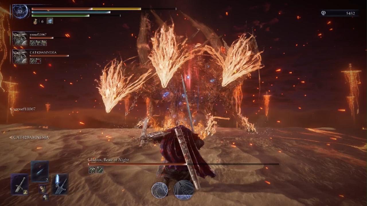 Gladius, Beast of Night Bossfight Everdark l ELDEN RING NIGHTREIGN ...