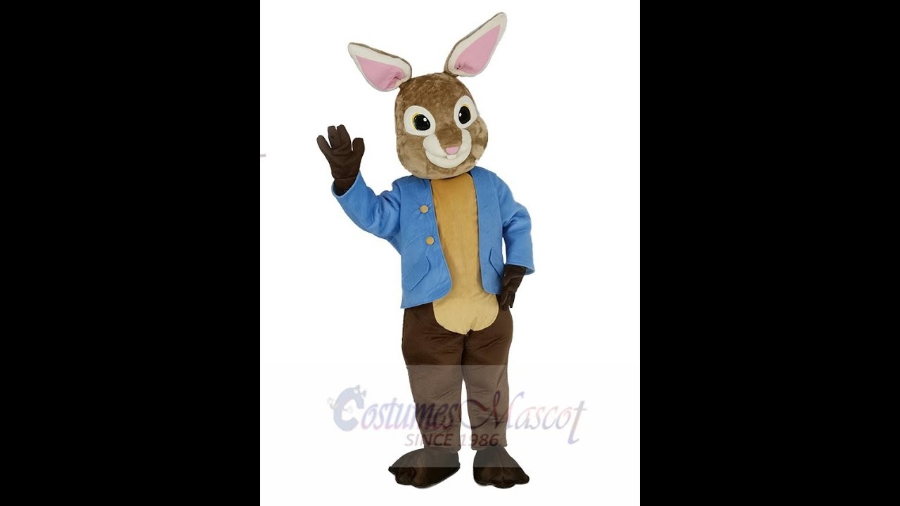 Fauna Fursuit Suit Up ! Brown And Gray Peter Rabbit Mascot Costume ...