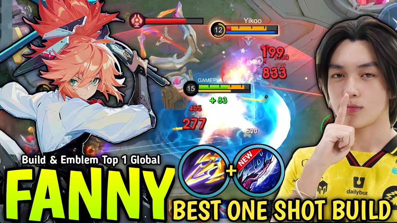 Thank You ONIC Kairi For Fanny Best One Shot Build 100% BRUTAL DMG ...