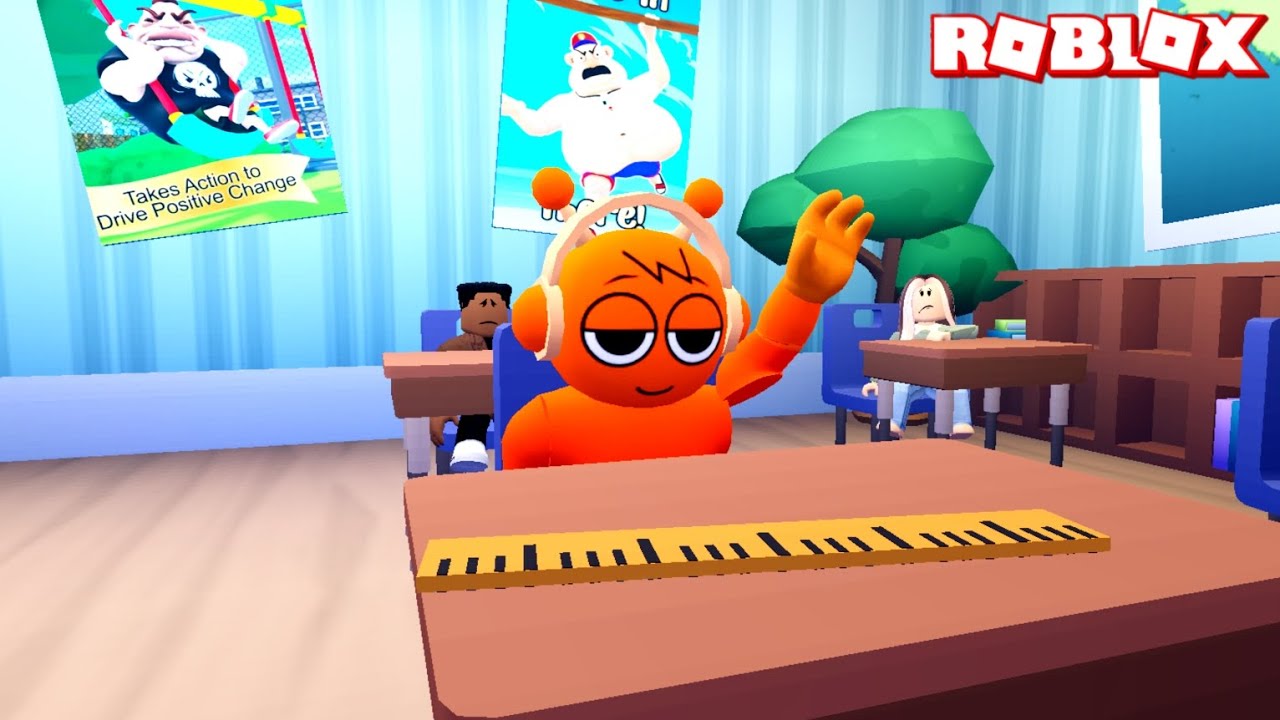 Sprunki Oren Played Don't Poop Yourself at School Obby in ROBLOX ...