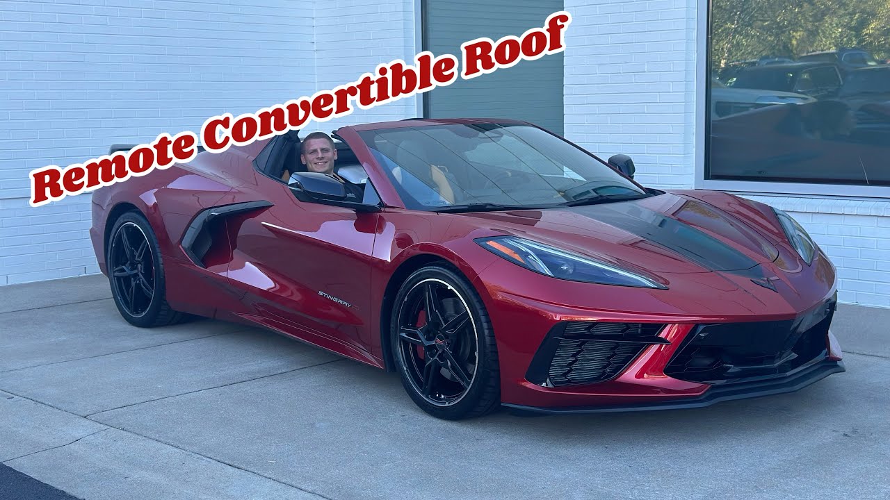 How to Remote open and open Your Convertible roof on Your C8 Corvette ...