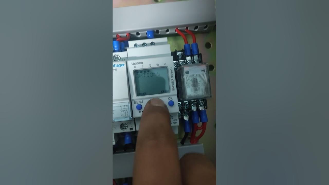 Mengenal Serta Cara Setting Konfigurasi Timer Digital Theben Simplexa 601 - YouTube