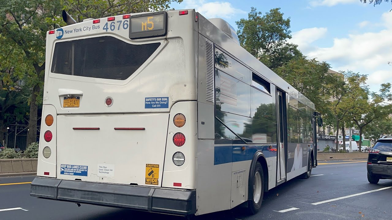 2010 Orion VII Next Gen 4676 M5 to Washington Heights at 143rd Street ...