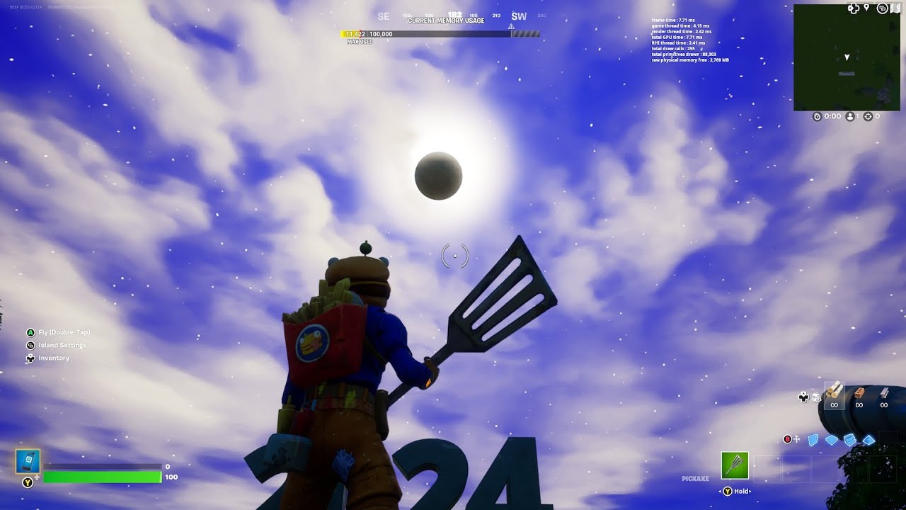 FORTNITE CREATIVE: HOW TO MAKE THE SOLAR ECLIPSE🌙 (2024) IN THE ...