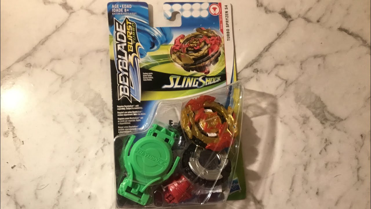 Beyblade Burst Turbo Spryzen S4 Unboxing And Qr Code - YouTube