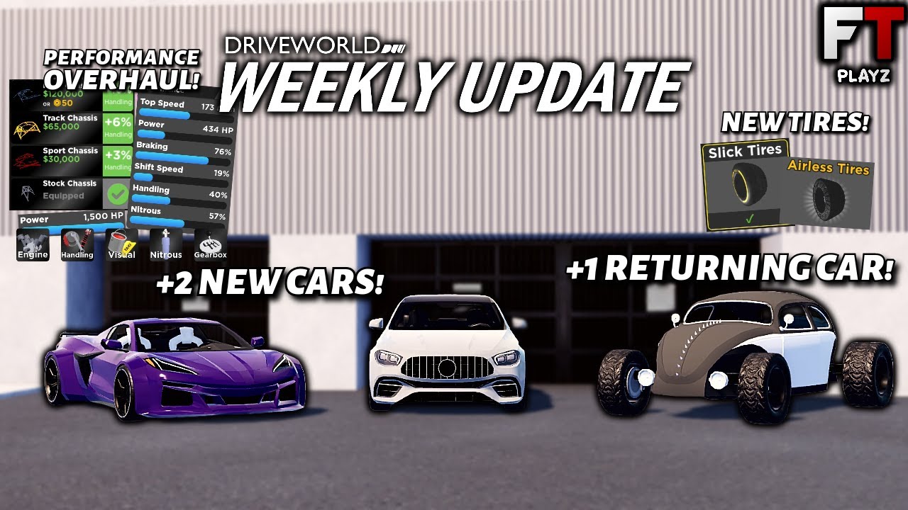 Drive World is BALANCING the game... (2 NEW CARS! NEW CUSTOMIZATION ...