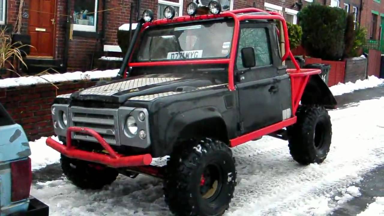Land Rover Defender 90 TRAYBACK - YouTube