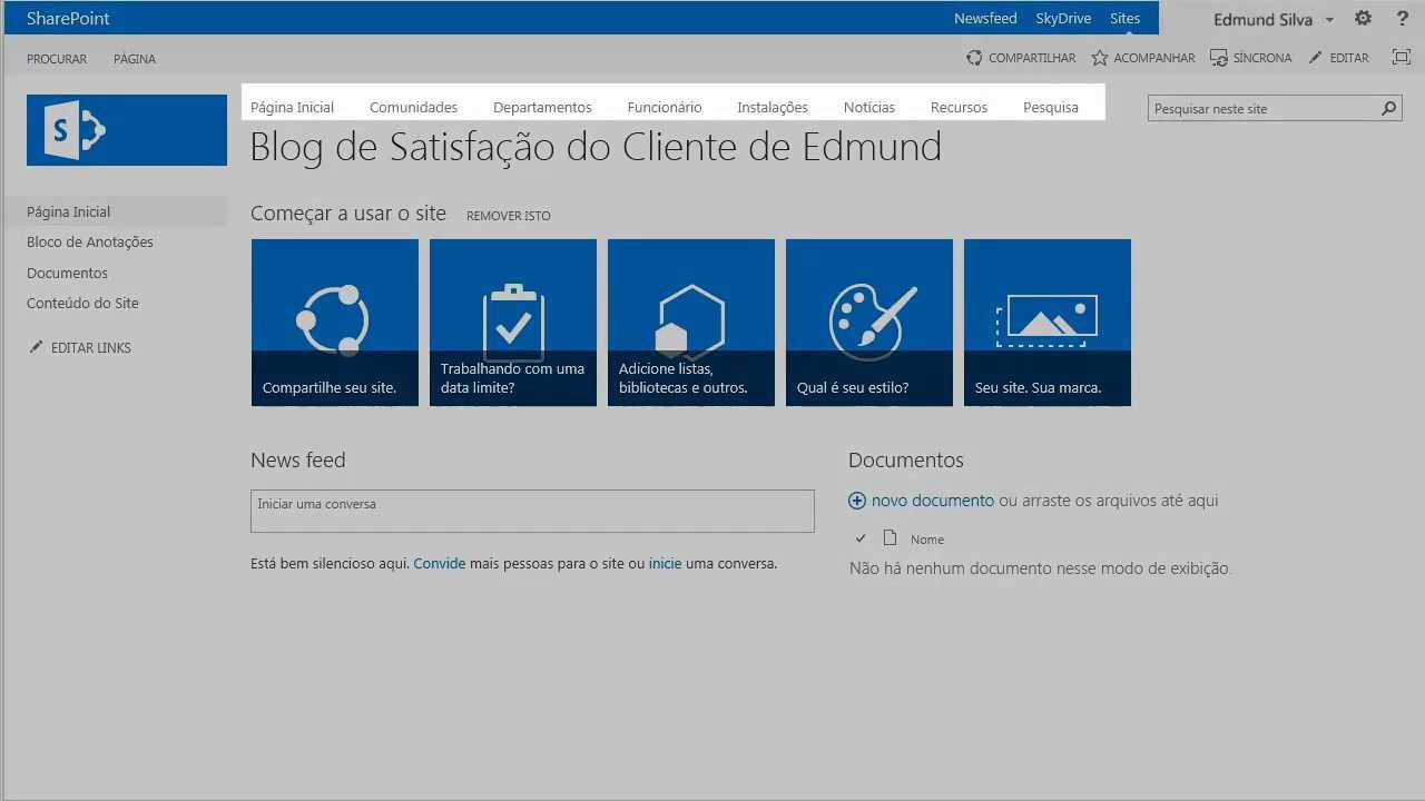 Tutorial: Como criar um blog no SharePoint 2013 - YouTube