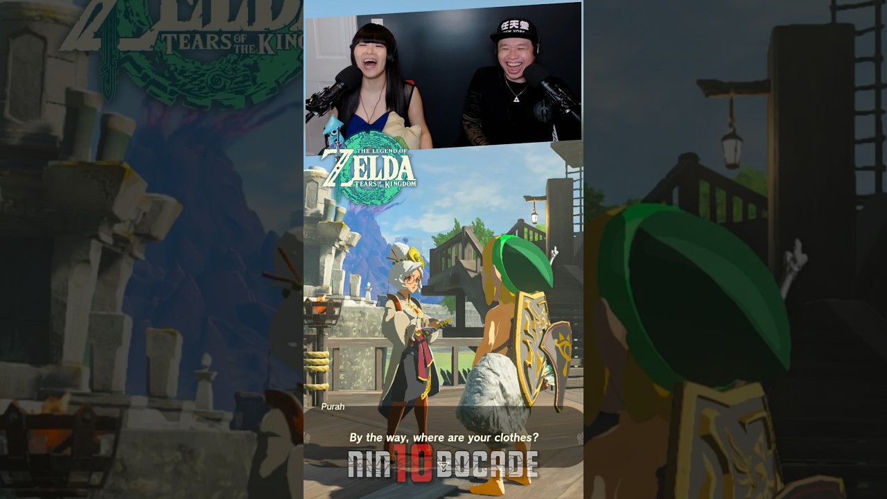 Purah Reacts To Naked Link In Zelda Tears Of The Kingdom Shorts Youtube