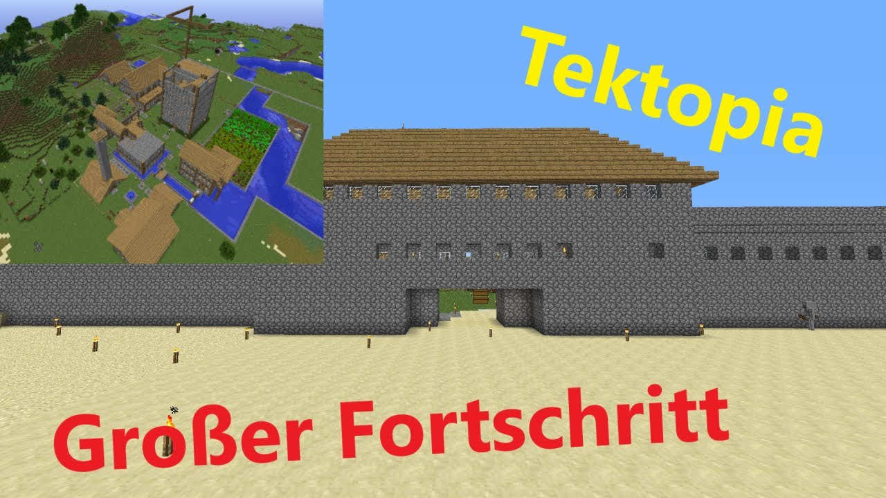 Minecraft Tektopia ||| riesengroßer fortschritt, vile neue häuser ...