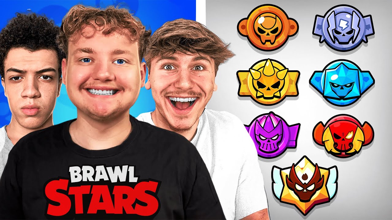 3 YouTubers peuvent-ils battre CHAQUE RANG de Brawl Stars ? (Avec Kevko ...