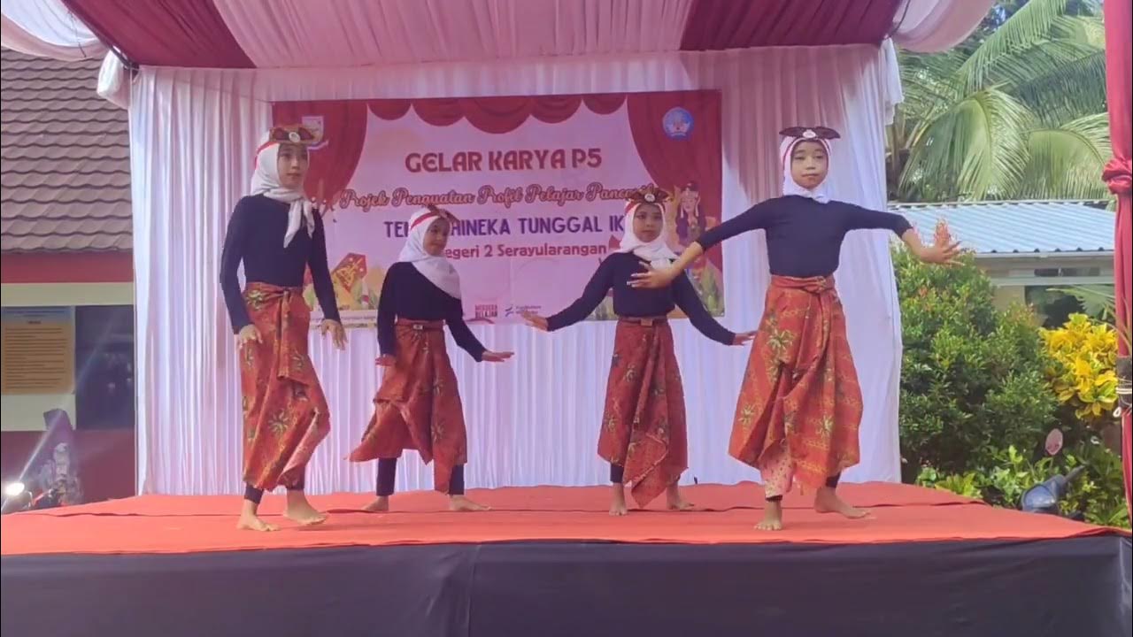 Penampilan Tari Gambang Suling Kelas 5 dalam Gelar Karya P5 SD Negeri 2 Serayularangan - YouTube