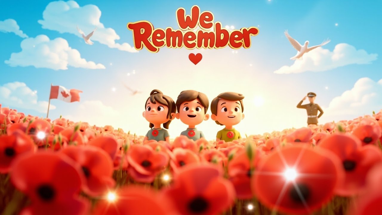 🎵 We Remember | Remembrance Day Song for Kids - YouTube
