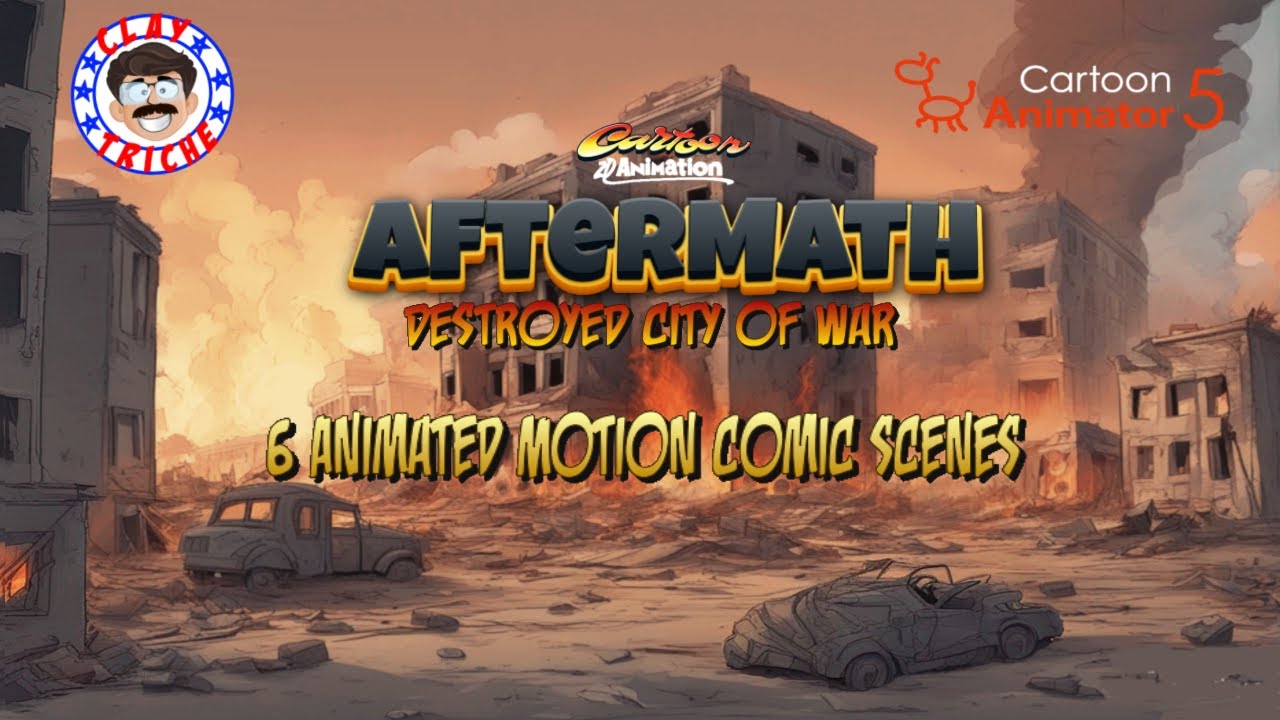 AfterMath: Destroyed City of War | Cartoon 2D Animation