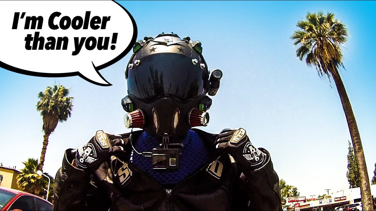 How to keep cool motorcycle riding on hot days - YouTube