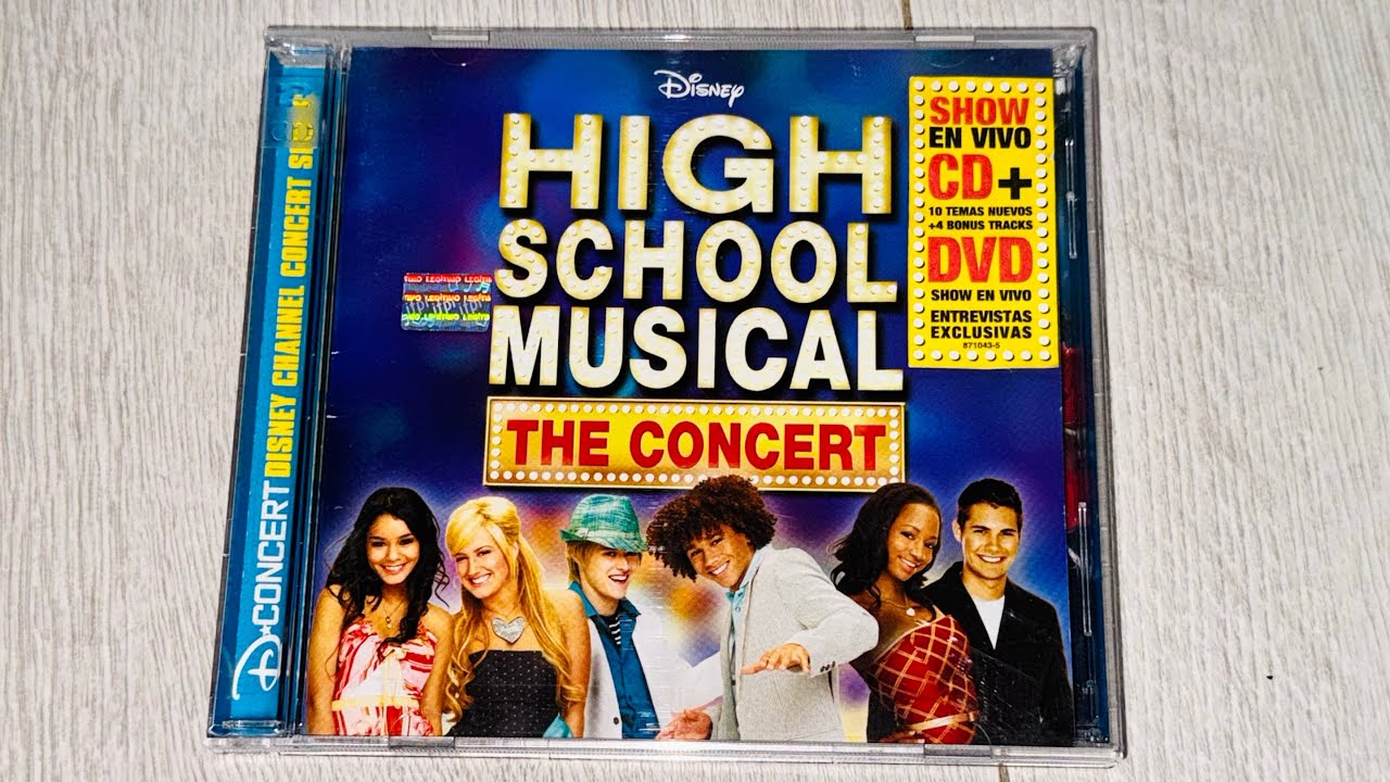 Disney High School Musical: The Concert (2007) “CD Unboxing” - YouTube