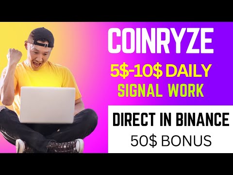 COINRYZE 5$-10$ DAILY PROFIT DIRECT IN BINANCE - YouTube