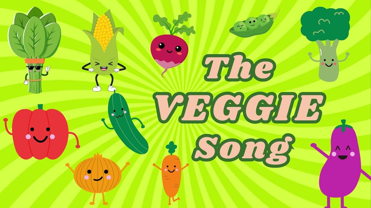 The VEGGIE Song | Learn Vegetable Names | Kids Learning Video | Fun ...