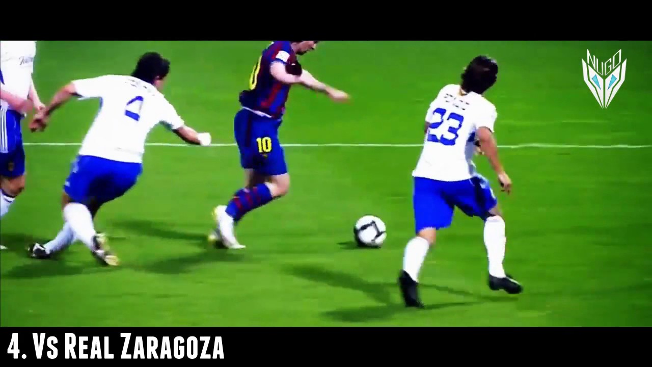 Lionel Messi Top 10 Impossible Solo Goals Ever Legendary One Man Show ...