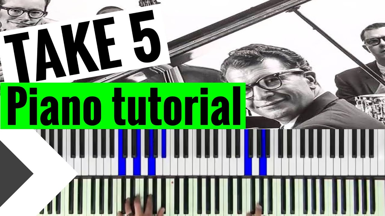 Take 5 jazz piano tutorial - YouTube