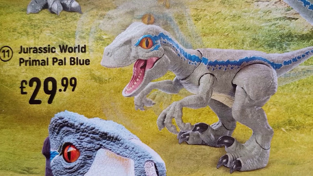 Toy - Jurassic World Primal Pal Blue - YouTube