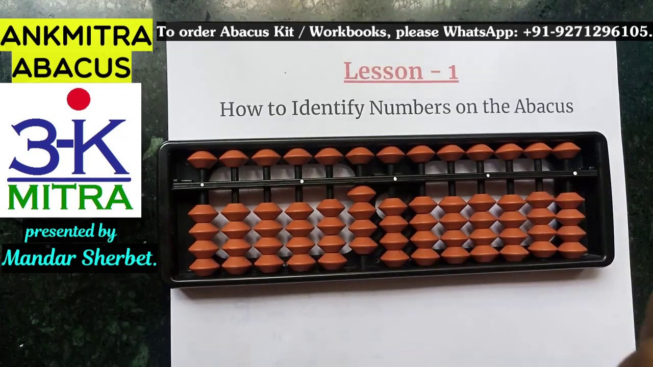 English Abacus Lesson 1 How To Identify Show Numbers On The English Abacus Lesson 1 How To Identify Show Numbers On The