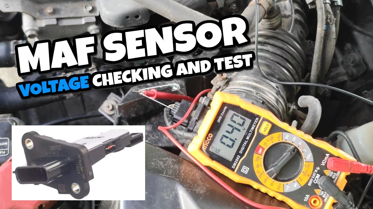 MAF SENSOR TEST USING VOLTMETER TUTORIAL | Paano magtest ng MAF Sensor ...