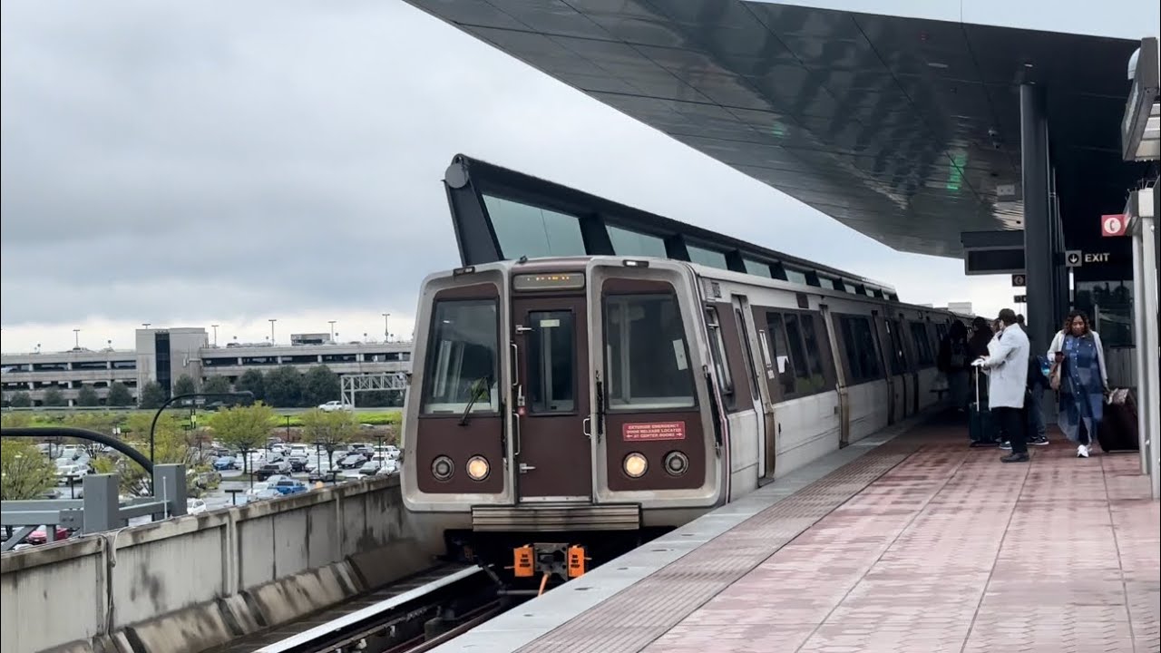 WMATA 3000 Series Silver Line from Washington Dulles to East Falls ...