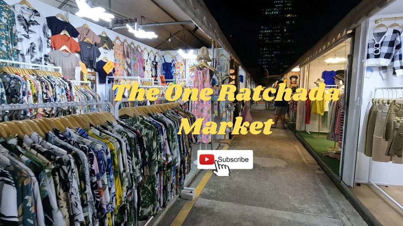 The One Ratchada / Night market in Bangkok / Street food, Shopping and ...