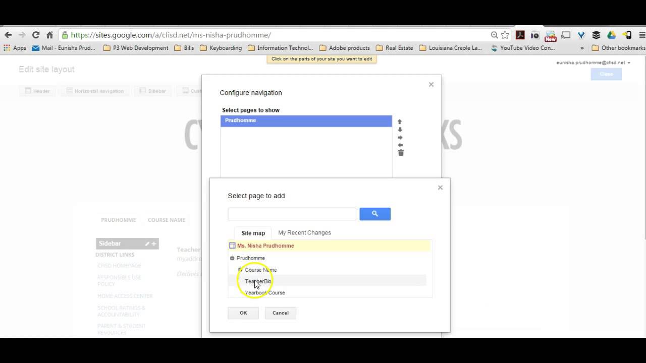Google Sites Add Remove Tabs From Navigation Bar YouTube Google Sites Add Remove Tabs From Navigation Bar YouTube