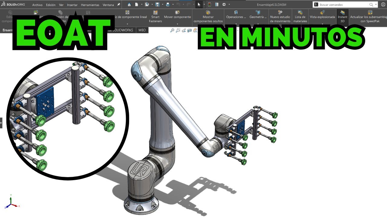 Diseña un EOAT en Minutos | Diseño de Herramienta para Robot ...