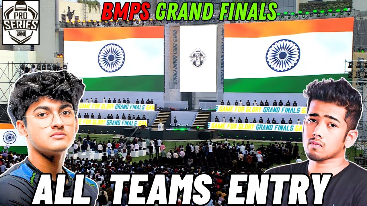 BMPS 2023 All teams LAN ENTRY Team Soul 🔥😱 Numen Blind Hydra GDR ...