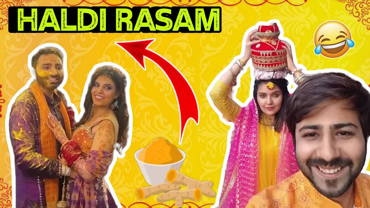 Full Indian haldi Rituals with Gharoli - YouTube
