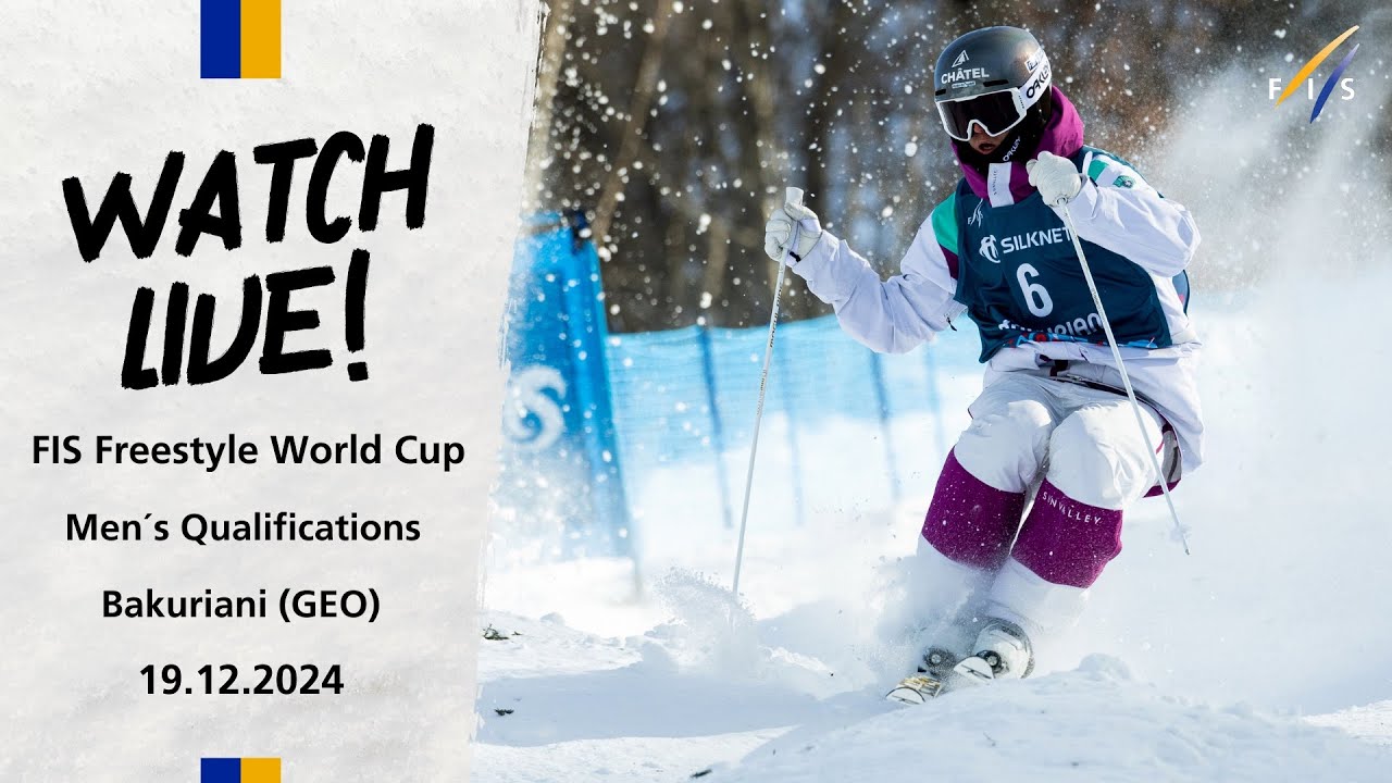 LIVE | Bakuriani (GEO) - Men’s Qualifications - Moguls | FIS Freestyle ...
