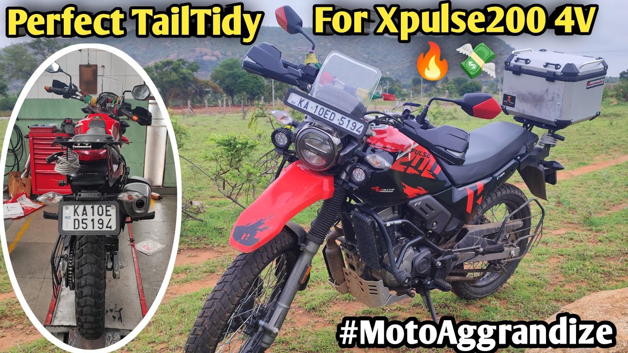 Xpulse 200 4V Modifications | Best Tail Tidy Full Installation Process ...