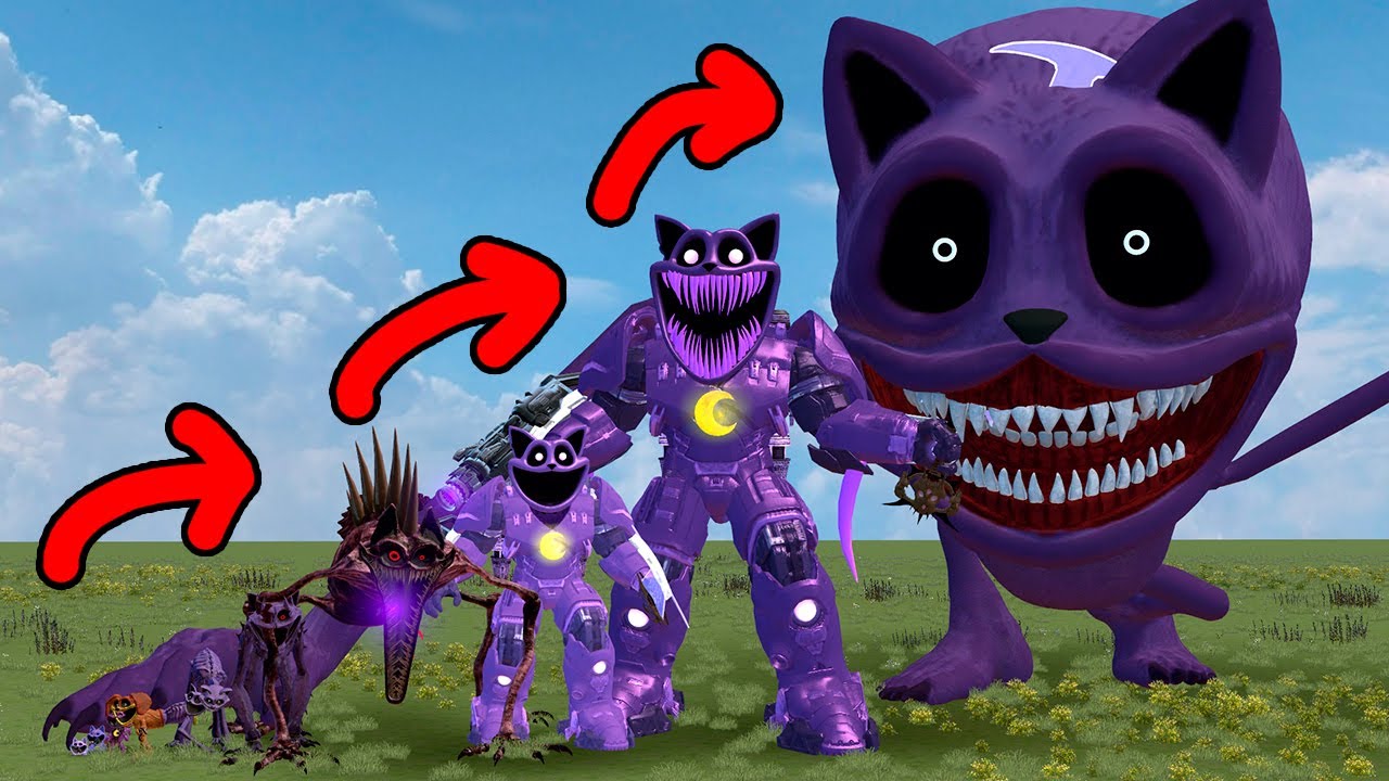 NEW EVOLUTION OF ALL CATNAPS FAMILY IN GARRY'S MOD! - YouTube