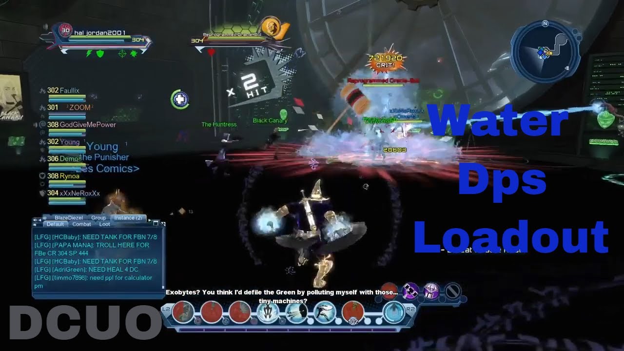 DCUO WATER DPS LOADOUT/ Range damage Might /2020 (Gameplay) - YouTube