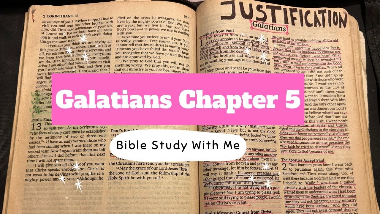 Bible Study | True Freedom Is In Christ Alone (Galatians 5) | PART 1 ...