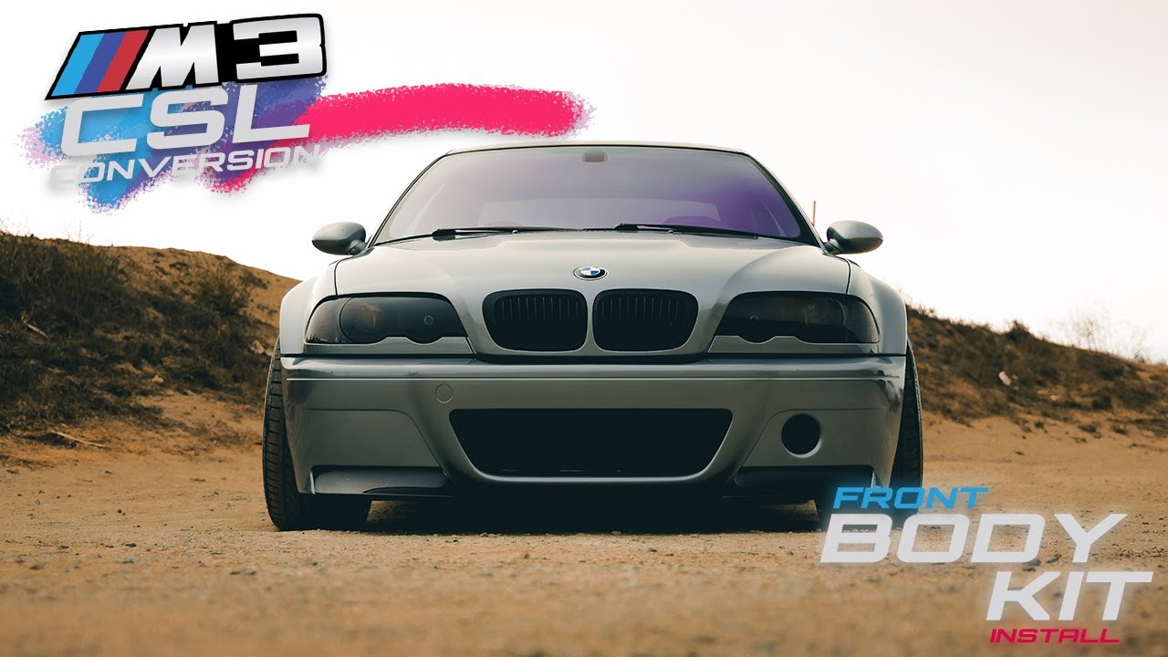 Installing a $15,000 OEM CSL Front Bumper! Epic Upgrade - YouTube