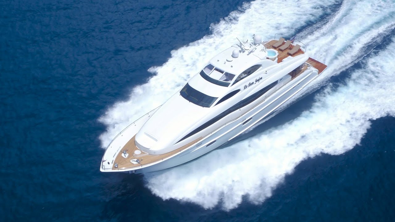 Yacht For Sale - 2009 Lazzara 116' MotorYacht - Le Bon Jou Jou - YouTube