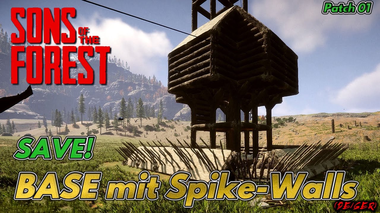 BASE mit SPIKE-WALLS ist fertig! | Sieht SAVE aus :) | SotF #030 [GER ...